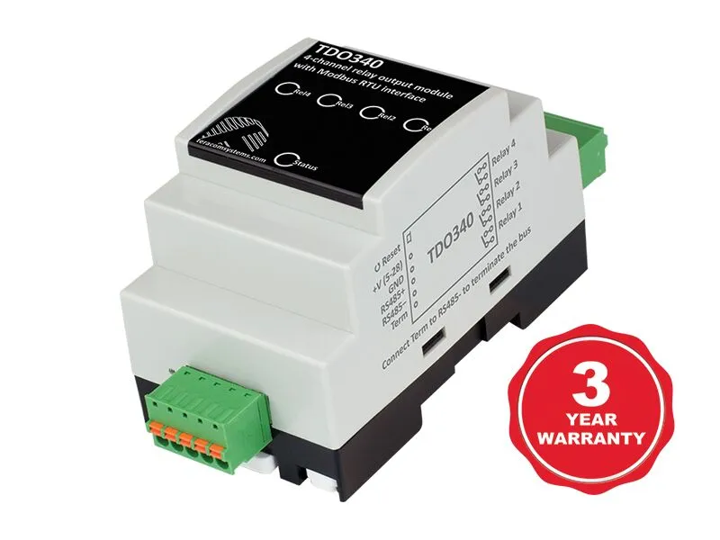 Teracom TDO340 Modbus RTU Relay Module - Qonda System