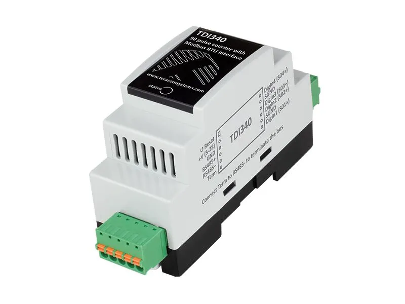 Teracom TDI340 SO Pulse Counter with Modbus RTU - Qonda System